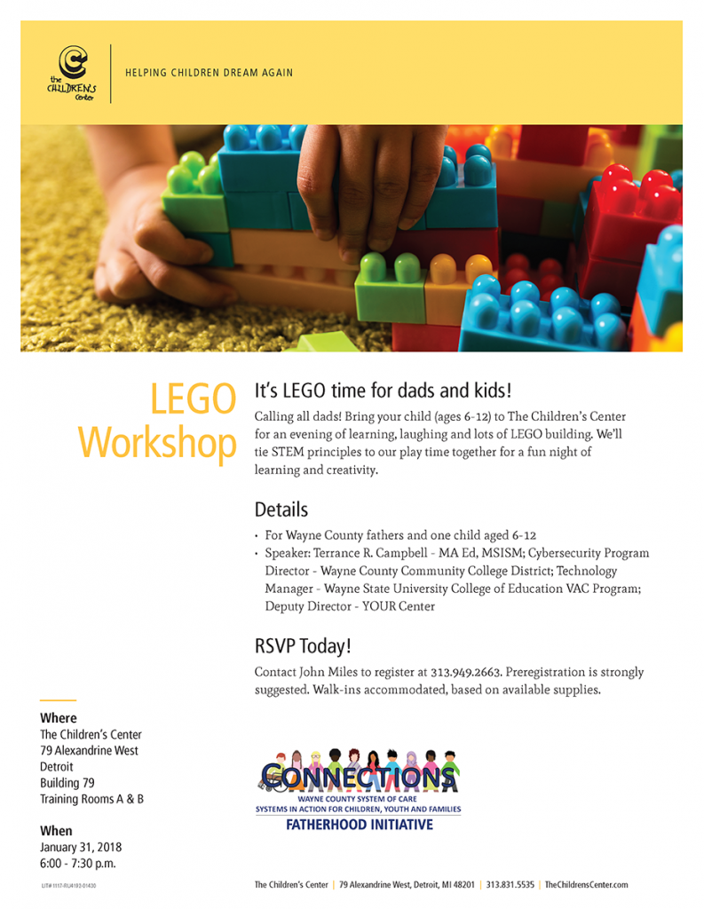 Lego Workshop - The Children's Center