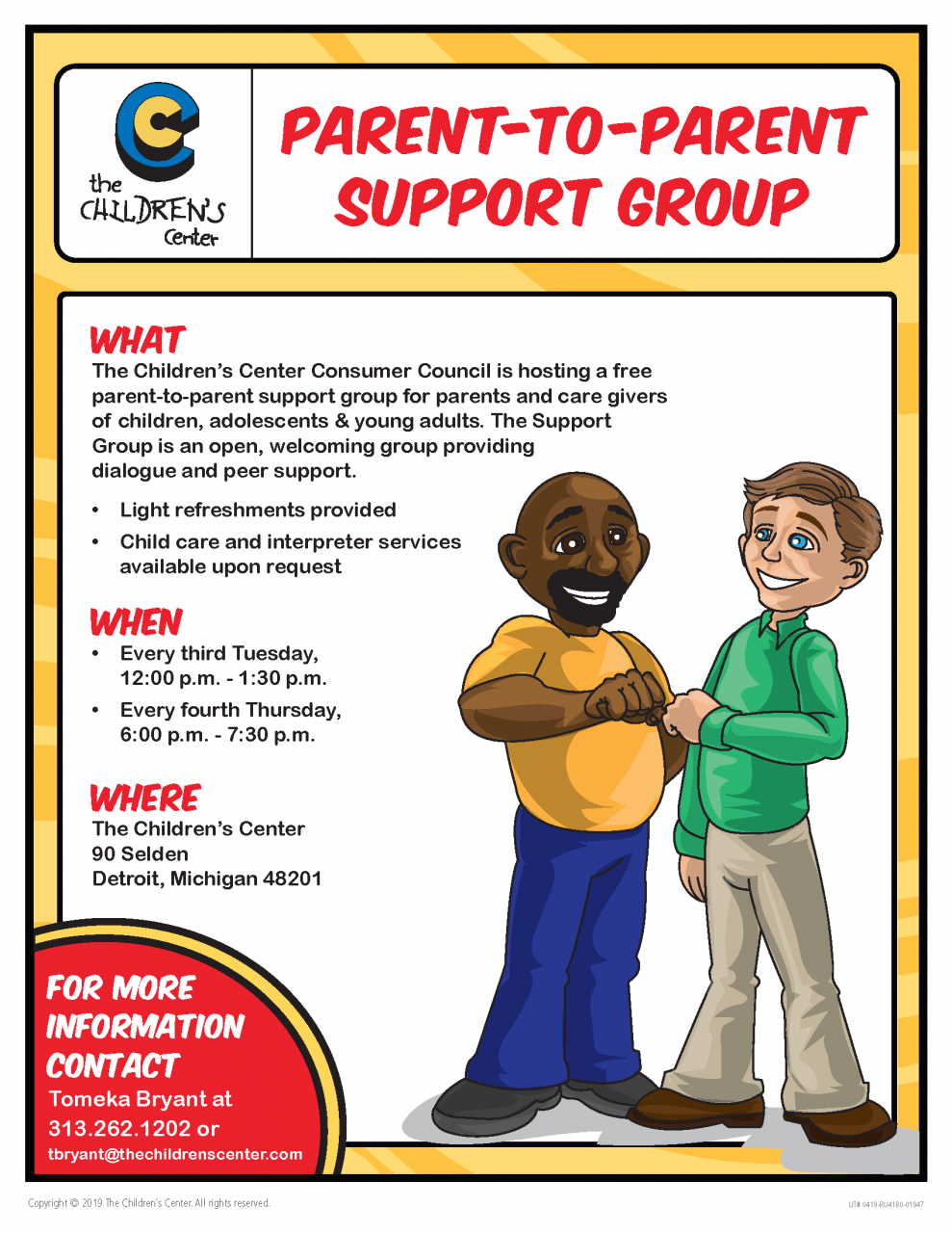 Parent-to-Parent Support Group - The Children's Center