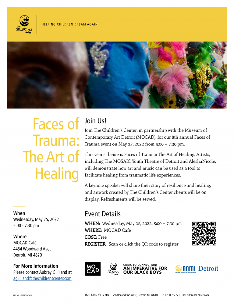 8th Annual Faces of Trauma: The Art of Healing - The Children's Center